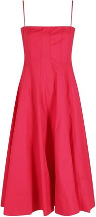 Staud Staud, Femme, Robes, Rouge, Taille: 36 FR Wylie Dress