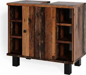 Vicco Badschr&auml;nke Fynn Old Style Waschtisch Hochschrank Midischrank Spiegelschrank H&auml;ngeschrank W&auml;scheschrank (Waschtisch)