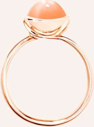 Tamara Comolli Tamara Comolli Ring Ring Bouton Small Moonstone Orange Aus 18k Ros&eacute;gold Mit Oranger Mondstein rosegold
