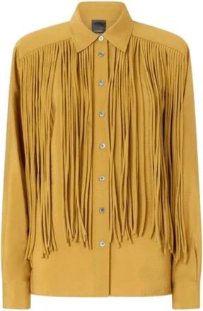 Pinko Pinko, Femme, Blouses et Chemises, Jaune, Taille: 40 FR Pinko - Chemises