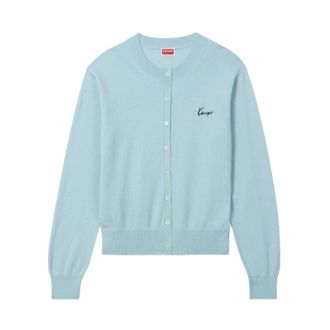 Kenzo Damen, Strickwaren, Blau, MGr&ouml;&szlig;e