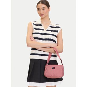 Tommy Jeans Handtasche Tommy Jeans Tjw Daily Shoulder Bag AW0AW17544 Rosa