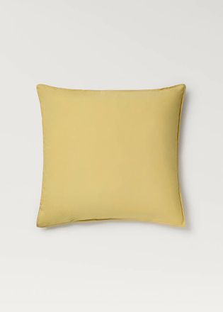 Mango Taie doreiller enfant coton lav&eacute; double surpiq&ucirc;re 60x60 cm moutarde - Home - 60x60cm - MANGO HOME