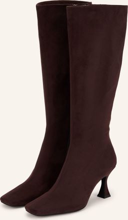 Jeffrey Campbell Stiefel Checkmate braun