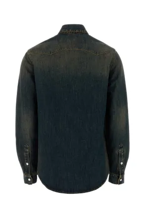 Fendi Western Denim Shirt - Blue