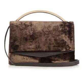 Eddie Borgo Boyd Vanity velvet cross-body bag