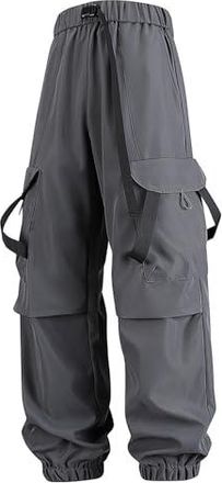 Generic Pantalon de jogging l&eacute;ger pour homme pour la gym et lentra&icirc;nement cardio, respirant et &eacute;vacuant lhumidit&eacute;, taille &eacute;lastique, gris fonc&eacute;, XXL