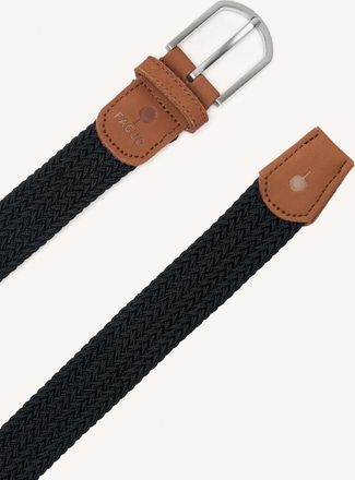 Faguo Ceinture tress&eacute;e noir et camel - BELT