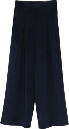 Max Mara Femme, Pantalons, Bleu, Taille: 40 FR Palude Wide Pantalons