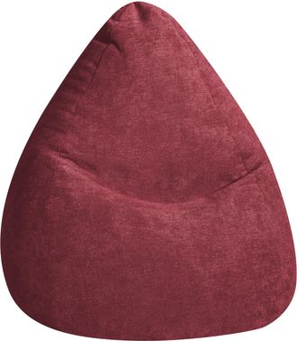 Gouchee Home Sitting Point only by Magma BeanBag ALFA XL Sitzsack, Made in Germany, weinrot