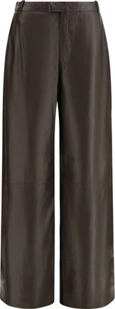 Arma Pantalon en cuir - Femme - Pantalons - Brun - Taille: 40 FR