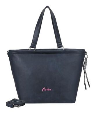 Fritzi Aus Preu&szlig;en Fritzi aus Preu&szlig;en sac shopper sac &agrave; &eacute;paule Lou Shopper Blue bleu marine