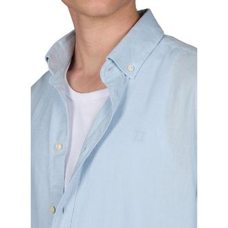 Les Deux Chemise &agrave; col am&eacute;ricain en coton et lin