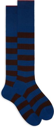 Gallo Gallo, Homme, Sous-v&ecirc;tements, Multicolore, Taille: S Long Ribbed Cotton Socks