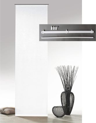 Heimtexland Universal Zubeh&ouml;r Schiebegardine Fl&auml;chenvorhang Breite 60 cm Paneelwagen und Beschwerungsstab Typ776 1 St&uuml;ck