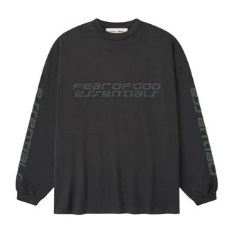 Fear of God 90s Fit Logo Langarm-T-Shirt - - Tops - Herren - Schwarzk - S