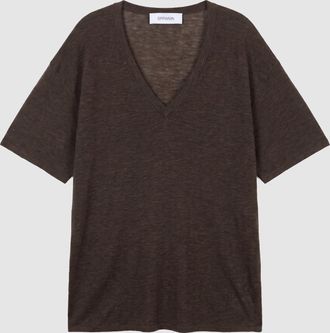 SPRWMN Tee-shirt Laine Dark Green