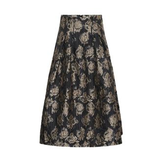 Inwear Jupe midi coupe A - Femme - Jupes - Noir - Taille: 34 FR
