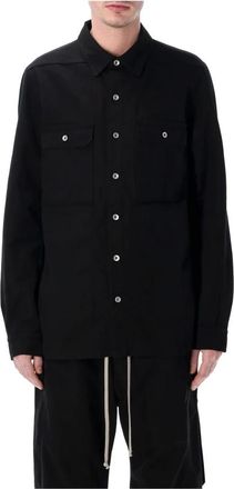 Rick Owens Homme, Vestes, Noir, Taille: L Outershirt