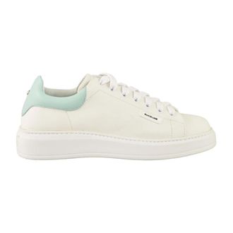 Ruco Line Stylische Leder-Sneakers - - Shoes - Damen - Wei&szlig; - 36 EU