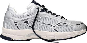 Mercer Amsterdam Low-Top Sneaker - Dames The Re-Run Speed Metallic - Gr. 37 (EU) - in Gunmetal - f&uuml;r Damen