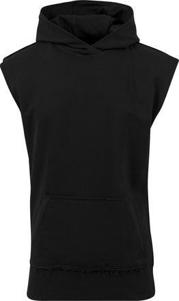 Urban Classics Herren Open Edge Sleeveless Hoody Kapuzenpullover, Schwarz (Black 7), S