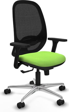 Piqueras y Crespo Hoher B&uuml;rostuhl mit 3D-Armlehnen, h&ouml;henverstellbare Lendenwirbelst&uuml;tze, mit 3-fach verstellbarer Lendenwirbelst&uuml;tze, ausgestattet mit Sincro 3-Positio