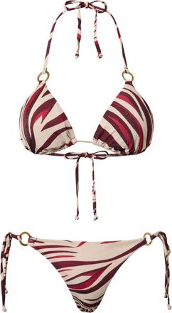 Twinset Femme, Maillots de bain, Multicolore, Taille: 42 FR Triangle Lurex Bikini