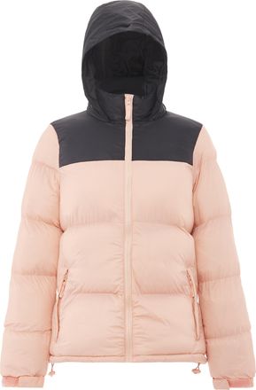 Mymo Wattierte Steppjacke Damen Pfirsich Schwarz