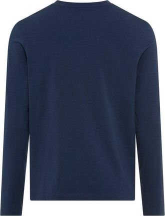 HUGO BOSS Langarmshirt TChark Rundhalsausschnitt, Regular Fit, mit BOSS-Logo