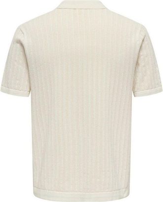 Only & Sons Poloshirt ONSMOON REG 12 SS POLO KNIT (1-tlg) aus Baumwollmix