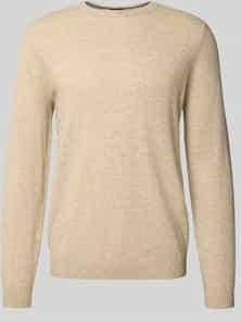 Christian Berg Regular Fit Kaschmirpullover mit Rundhalsausschnitt