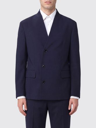 Giorgio Armani Blazer crois&eacute; en pure laine vierge avec boutonnage lat&eacute;ral