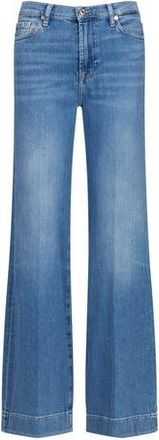 7 For All Mankind Jean large en coton m&eacute;lang&eacute;