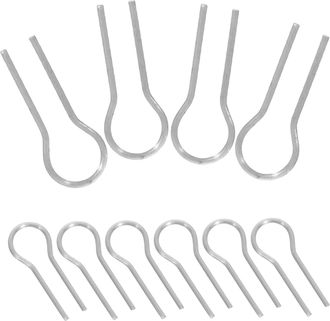 Lurrose 100stücke Präzise R-förmige Tonbrennen Nadeln Aus Hitzebeständigem Wolframdraht Für Keramik Töpferwerkzeug DIY Schmuckanhänger Basteln Hochtemperaturb