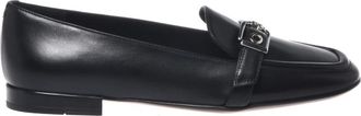 Baldinini Femme, Chaussures, Noir, Taille: 39 1/2 EU Leather Loafer