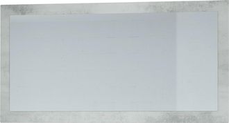 Vladon Spiegel Lima, Made in Germany, Wandspiegel mit Rahmen im modernen Stil, Beton Oxid Optik (110 x 52 cm)