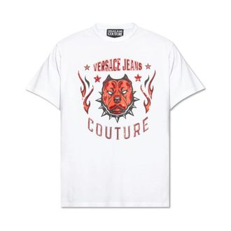 Versace Jeans Couture T-Shirt - - Tops - Herren - Wei&szlig; - XL