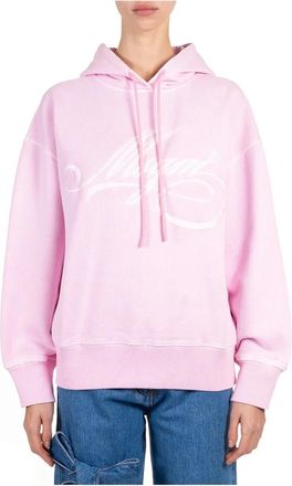 Msgm Msgm, Femme, Sweatshirts et sweats &agrave; capuche, Rose, Taille: 40 FR SweaT-shirt en coton avec logo