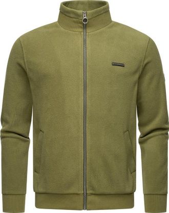 Ragwear Sweatjacke Trayne Fleece Herren Basic Fleecejacke mit hohem Kragen