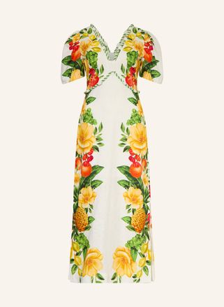 Farm Rio Farm Rio Cocktailkleid Picnic Flowers Aus Leinen weiss