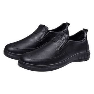 Generic Mocassins en cuir pour homme - Chaussures de conduite l&eacute;g&egrave;res et douces - Chaussures daffaires - Chaussures bateau - Fabriqu&eacute;es &agrave; la main - Classiques
