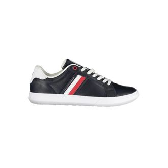 Tommy Hilfiger Elegante Schn&uuml;r-Sneakers mit Kontrastdetails - - Shoes - Herren - Blau - 40 EU
