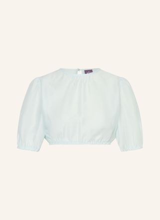 Spieth & Wensky Dirndlbluse Felda blau