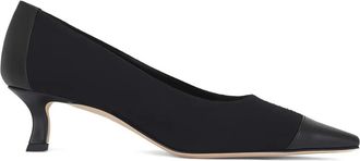 Manolo Blahnik pointed cap-toe pumps - Schwarz