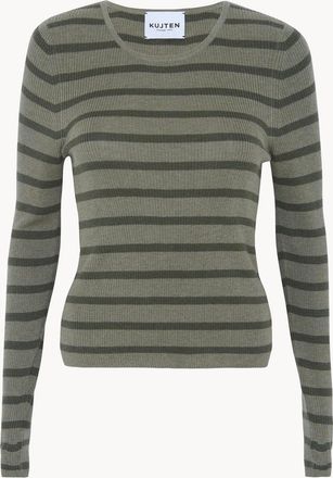 Kujten Pull col rond soie et cachemire - Pull Maori Marin