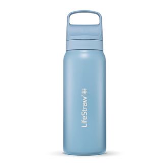 Lifestraw Go Serie - Isolierte Edelstahl-Trinkflasche mit Wasserfilter 700ml für die Reise & jeden Tag - entfernt Bakterien, Parasiten, Mikroplastik + verbesser