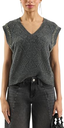 QS by s.Oliver Pullunder mit Glitzersteinen