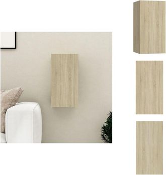 vidaXL Vidaxl - Meuble tv Chêne sonoma 30,5x30x60 cm Bois dingénierie - Meubles Tv Suspendus - Meuble Tv Mural - Rangement Tv - Meuble Tv Chêne - Meuble Tv