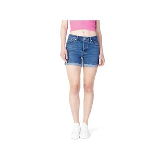 Levi's Femme, Shorts, Bleu, Taille: W25 Cotton Shorts d&eacute;contract&eacute;s